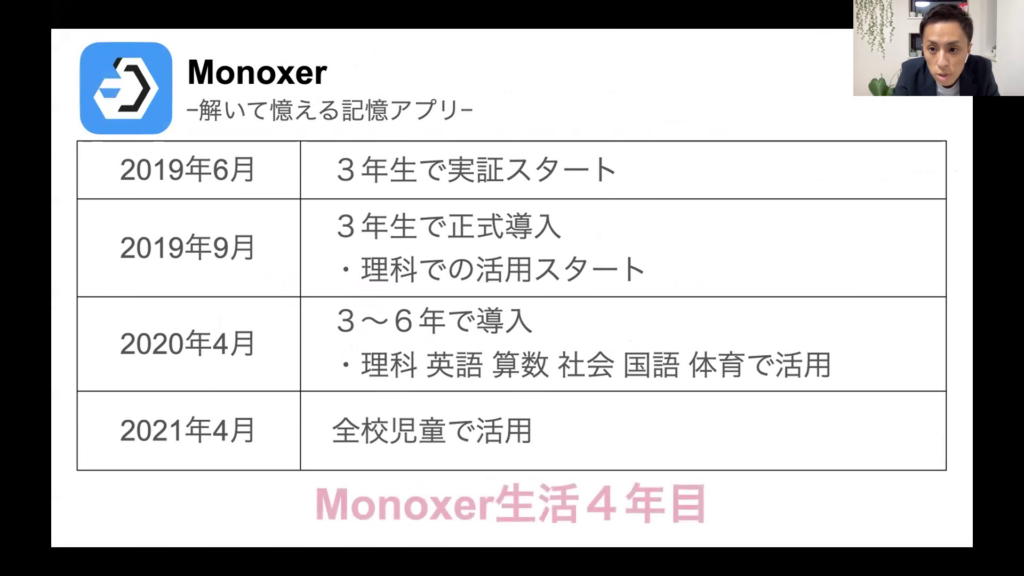 9/29「2022年度私立小学校・特別対談！成績向上における『Monoxer』活用事例共有会」セミナーレポート | Monoxer・解いて憶える記憶アプリ